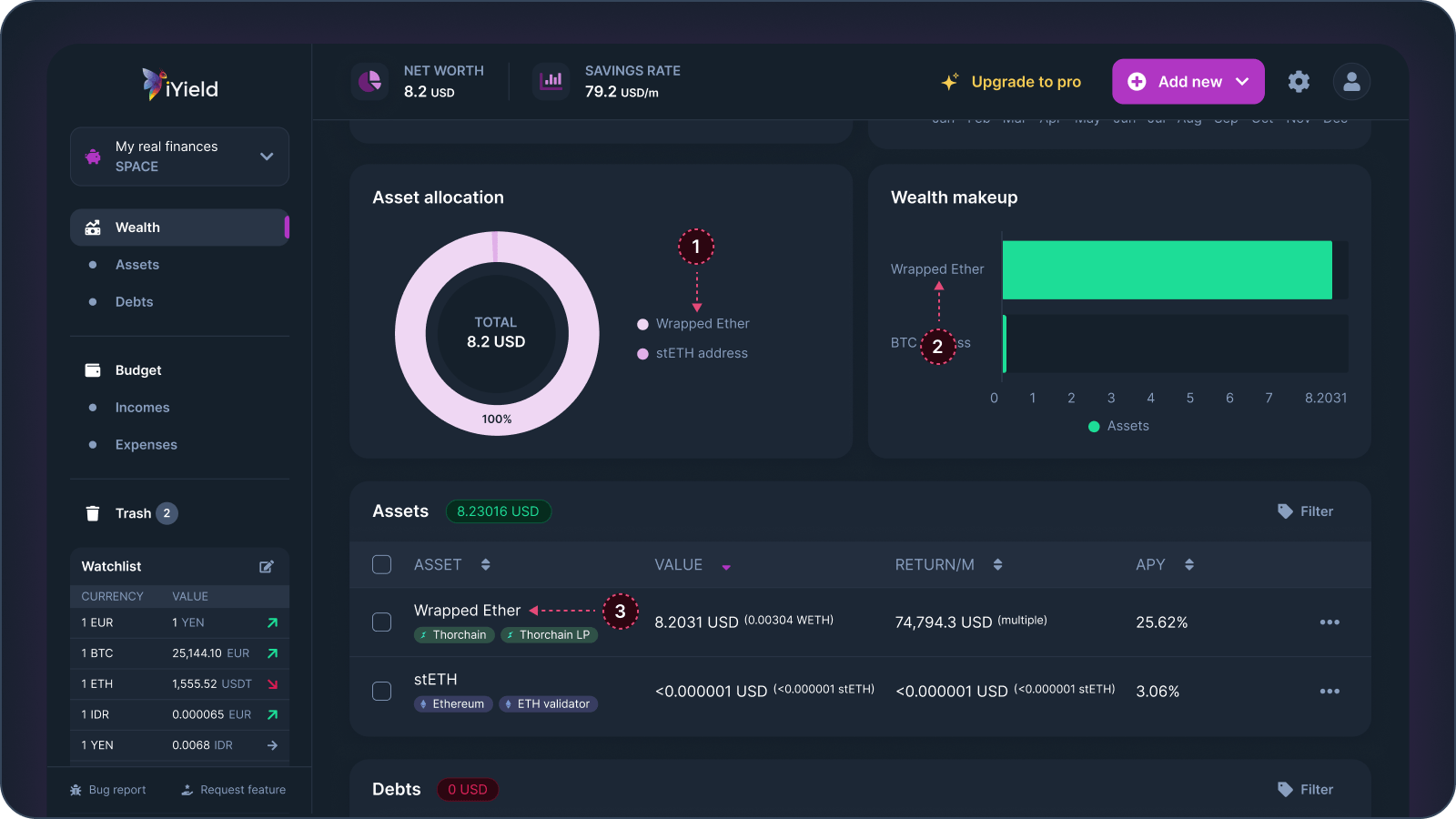 Add Aave positions - iYield Knowledge Base