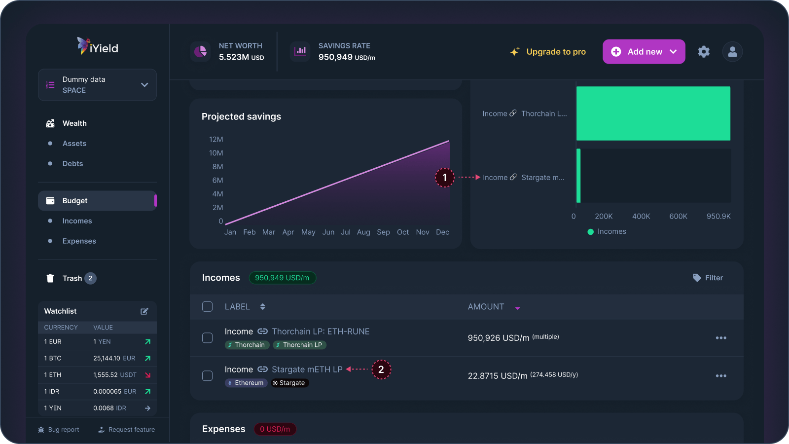 Add Stargate positions - iYield