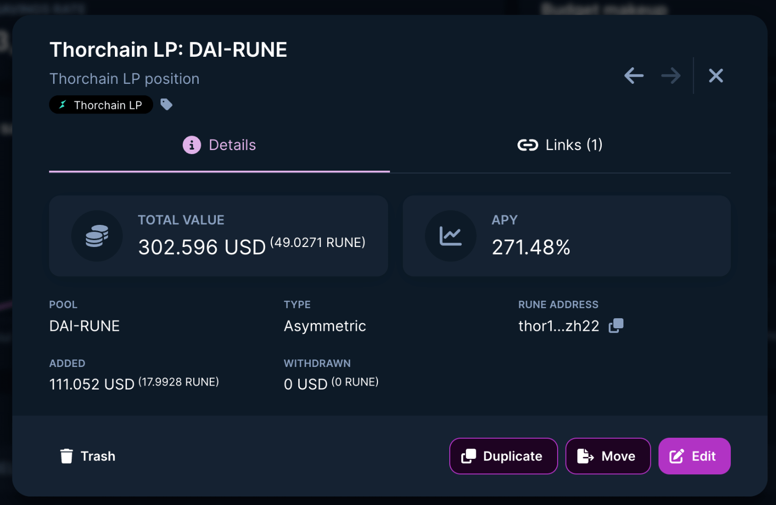 Add Thorchain LP Positions - iYield Knowledge Base